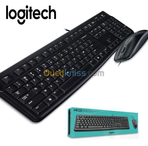 Ensemble Pack Kit Clavier Souris Logitech MK120 Filaire Azerty Alger Hydra Ouedkniss Com