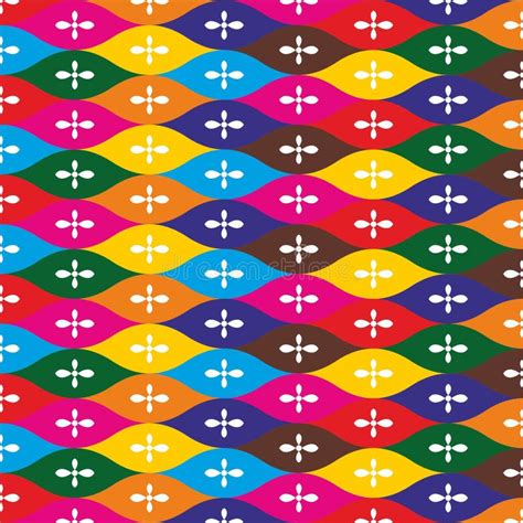 Geometric Ethnic Design For Background Or Wallpaper And Clothing Cdr X6 Stock Vector