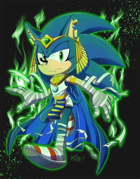Awesome Pharaoh Sonic Artist Vanessasonica Rsonicthehedgehog