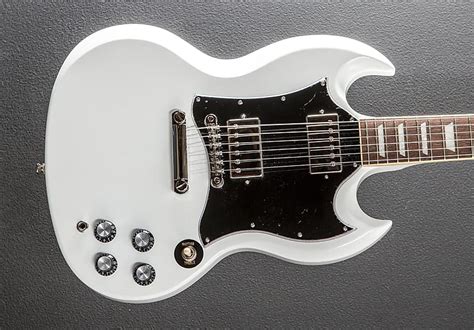 SG Standard Alpine White Reverb