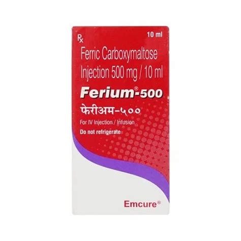 Ferium 500mg Inj At ₹ 2855vial Ferinject Injection In Chennai Id