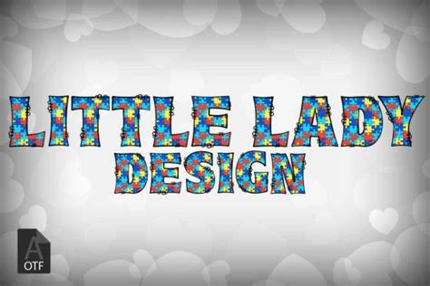 Autism Puzzle Font Bold Script Font Crafty Font Groovy Font Script