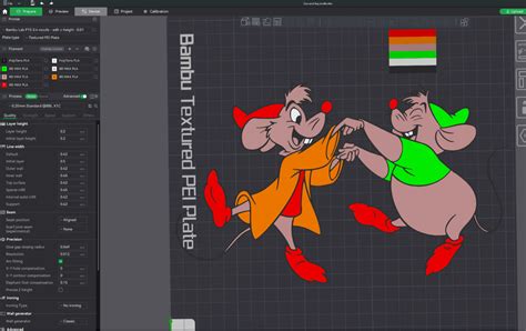 Wall Art Gus And Jaq From Cinderella By Jza3d Makerworld Download Free 3d Models