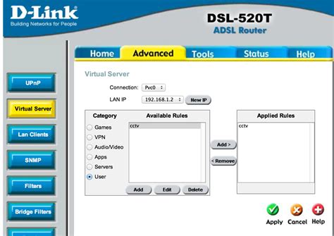 router port forwarding from modem to a subnet super user