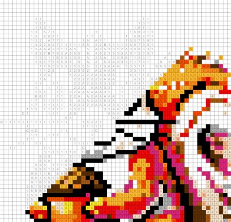 Squirrel Pixel Color By Number For Adults Pixelcolorist