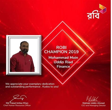 Alhamdulillah Recognised As Robi Champion For 2019 The Most Prestigious Award From Robi Axiata