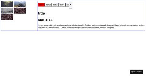 Swipe Container Codesandbox