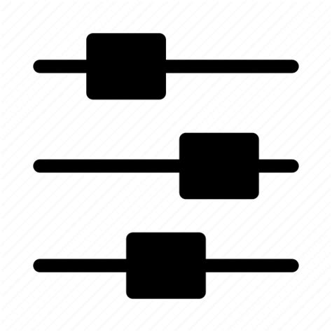 Gui Interface Settings Slider Web Icon