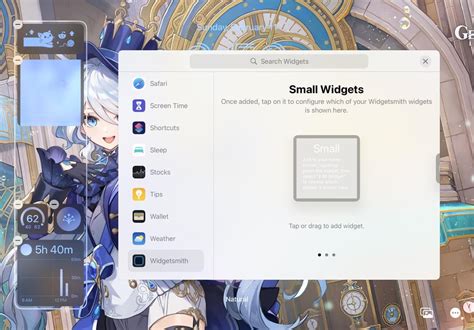 there isn t a text widget option like in the app does it have