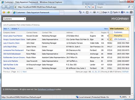 Code On Time Presenting Multiple Views Of The Same Data