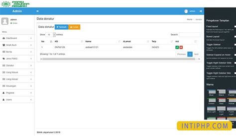 web aplikasi pendaftaran anak di panti asuhan dengan codeigniter inti php