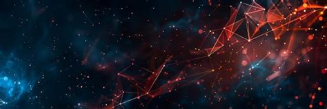 premium photo abstract plexus structure of many glowing lines and
