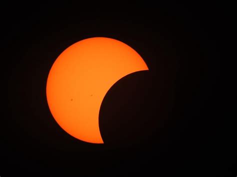 What The Eclipse Today Looked Like From Northern Michigan Rmichigan