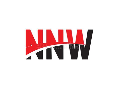 Nnw Letter Initial Logo Design Vector Illustration Stock Vector
