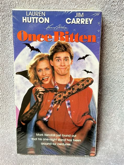 Once Bitten Vhs 1996 Jim Carrey Lauren Hutton 707729750536 Ebay
