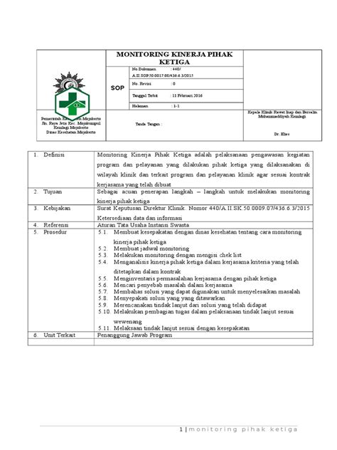 Pdf Sop Monitoring Pegawai Copy Dokumen Tips