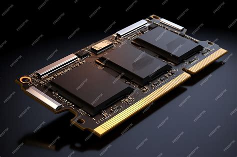 Premium Vector Latestgeneration 16 Gb Ram Module For Desktop Computer High Throughput Random