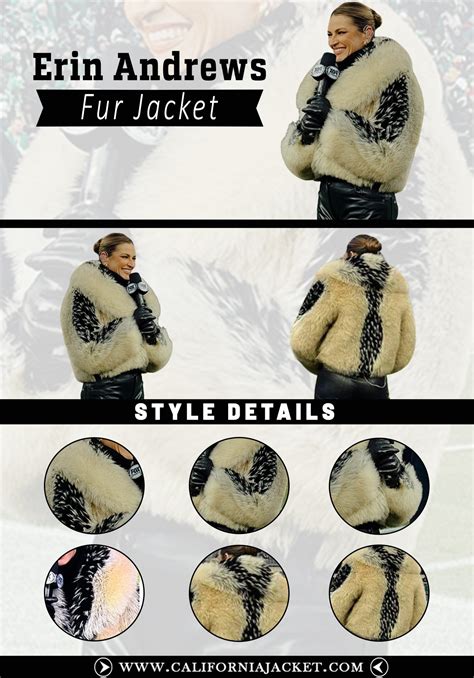 Erin Andrews Fur Jacket Erin Andrews 49ers Vs Eagles Jacket