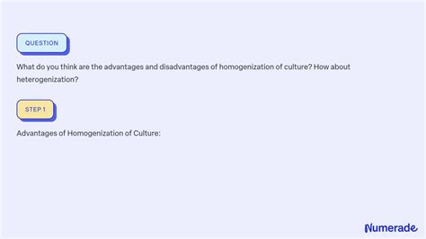 Solved What Do You Think Are The Advantages And Disadvantages Of