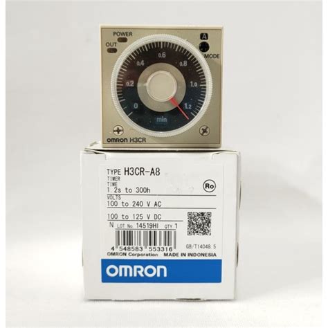 Jual Timer Tdr 8 Pin Omron H3cr A8 Socket Shopee Indonesia