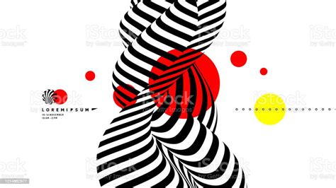 흑백 디자인 착시 패턴 추상 3d 기하학적 배경입니다 벡터 그림입니다 추상적인에 대한 스톡 벡터 아트 및 기타 이미지