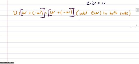 SOLVED Suppose that 𝐯 is a vector in a vector space over ℝ and 𝐯 𝐯 𝐯 Prove that 𝐯 the zero