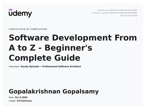 Gopalakrishnan Gopalsamy On Linkedin Softwaredevelopment Udemy Continuouslearning Programming