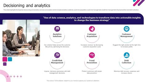 Decisioning And Analytics Experian Company Profile Ppt Slides Design