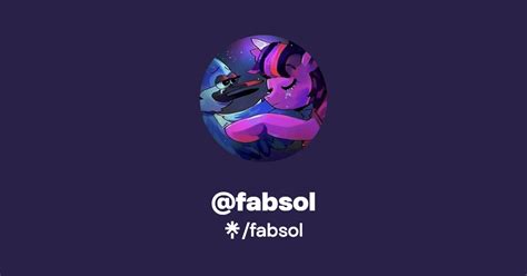 Fabsol Twitter Instagram Twitch Linktree
