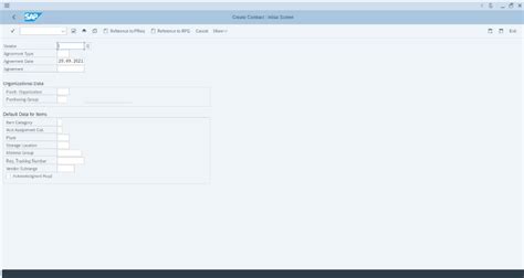 How To Create Outline Agreements In Sap