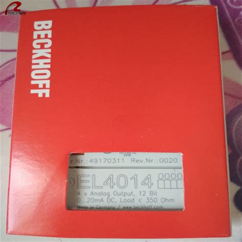 Beckhoff El4034 Digital Input Terminal Module Ethercat Bus Coupler Shielding Isolation Module