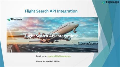 Flight Search Api Integration Flight Data Api Pptx