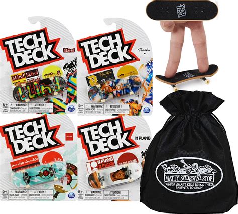 Tech Deck Mm Individual Fingerboards Gift Set Party Bundle With Bonus