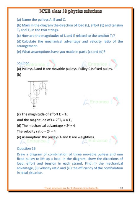 Chapter 3 Machines For Icse Class 10 Physics Physics Wallah
