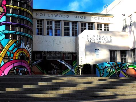 Hollywood High School`s Liberal And Household Arts Bldg Editorial