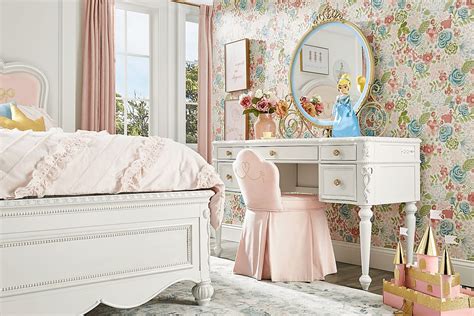 Disney Princess Sparkle White Desk Rooms To Go