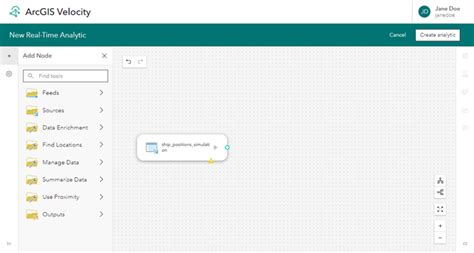 Design A Real Time Analytic—arcgis Velocity Documentation