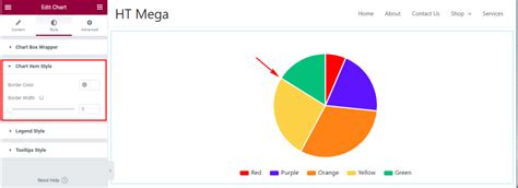 Chart Widget Ht Mega Addons For Elementor