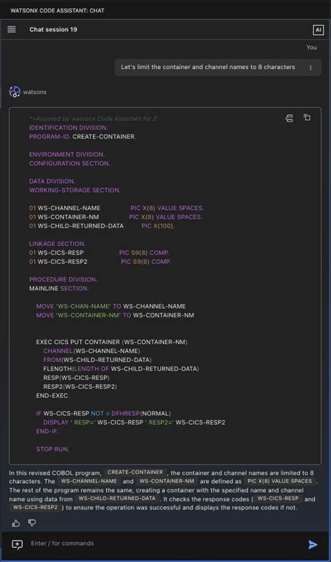 Introducing COBOL Code Generation In IBM Watsonx Code Assistant For Z