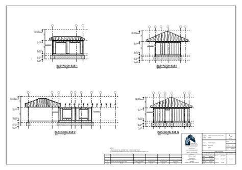 23031r 200 Rev0 Elevaciones Y Cortes Pdf Ingeniería Estructural