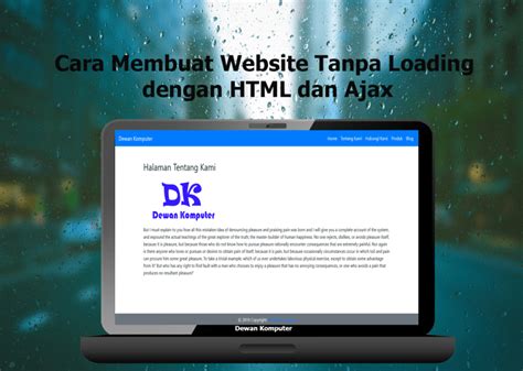 Cara Membuat Website Pribadi Dengan Html Contoh Surat Resmi