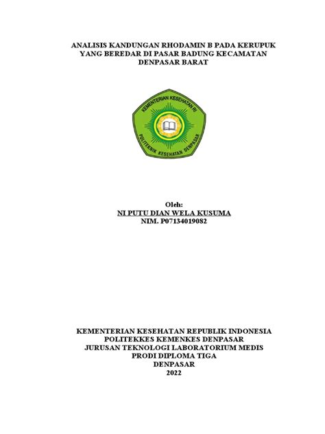 082 Ni Putu Dian Wela Kusuma Pdf