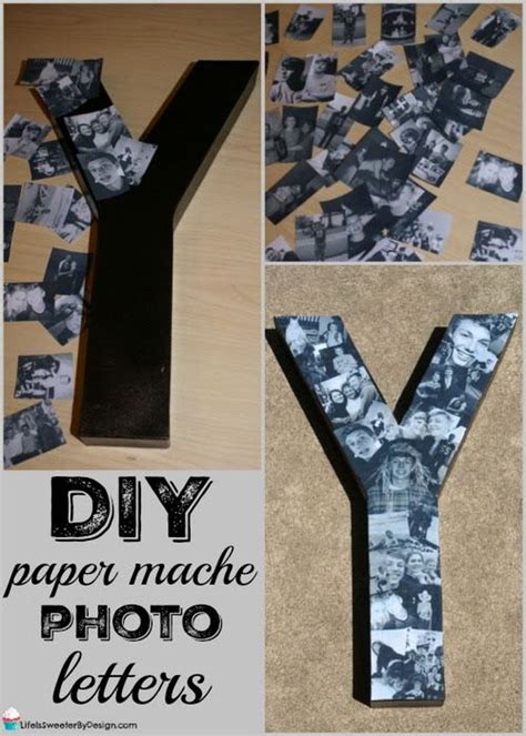 How To Decorate A Paper Mache Letter At George Darryl Blog