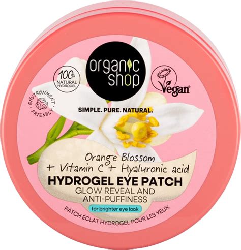 Organic Shop Hydrogel Eye Patch Orange Blossom 60 Pcs Ecco Verde