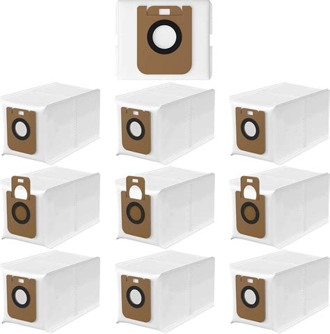 Lote De 10 Bolsas Para Aspiradora Compatibles Con Dreame D10 Plus Robot