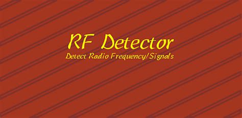 Rf Signal Detector Rf Detector Apk Download For Free