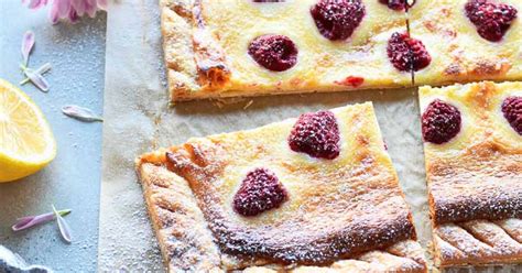 Mascarpone Lemon Raspberry Tart Foodtalk