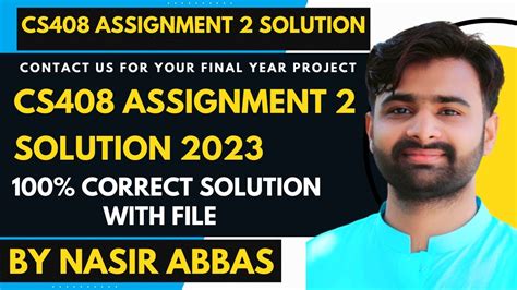 Cs408 Assignment 2 100 Solution 2023 By Vubwn Cs408 Assignment 2