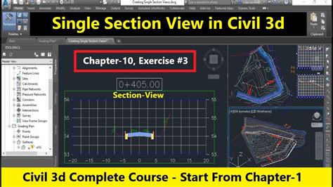 How To Create Single Section View In Autocad Civil 3d Draw Quick