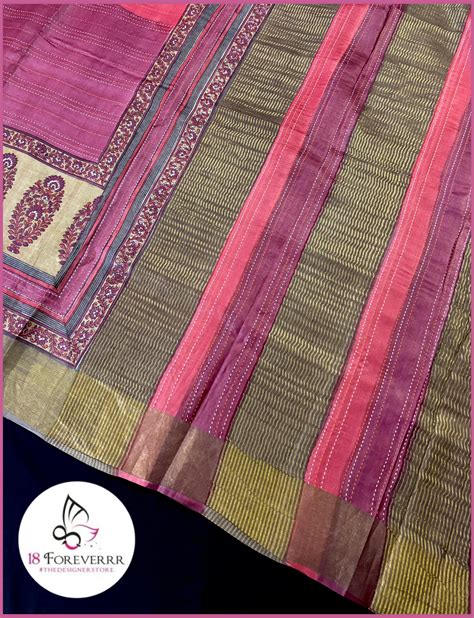 Traditional Color On Tussar 18foreverrr